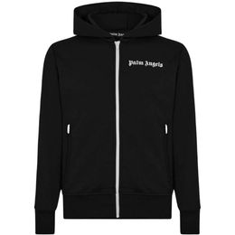 Palm Angels Classic Track schwarze Kapuzenjacke