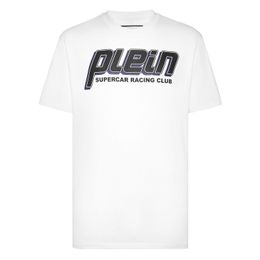 Philipp Plein Jersey T-Shirt Round Neck Ss Racing Club