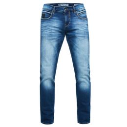 Rusty Neal Jeans Hose "TOYAMA" Regular Fit mit Kontrast Naht