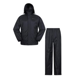 Mountain Warehouse - Herren Jacke & Hose Set "Pakka" (Schwarz)