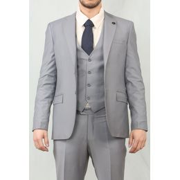 Herren Graues 3-teiliges formelles klassisches Anzug-Set f&uuml;r die Arbeit