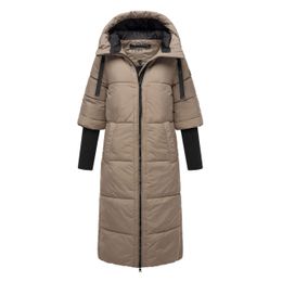 Navahoo Damen Steppjacke Ciao Miau &ndash; Extra Lang & Warm