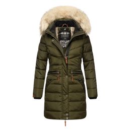 Navahoo Damen Winterjacke Paula &ndash; Extra Warm, Wasserabweisend & Mit Abnehmbarem Kunstfellkragen
