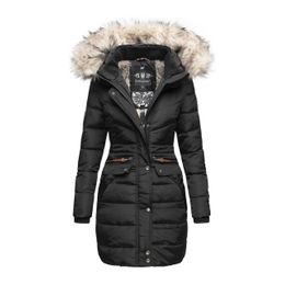Navahoo Damen Winterjacke Paula &ndash; Extra Warm, Wasserabweisend & Mit Abnehmbarem Kunstfellkragen