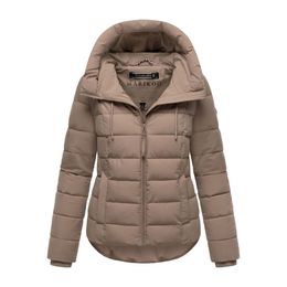 Marikoo Damen Steppjacke Tayenaa mit Kapuze & warmem Fleecefutter