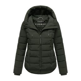 Marikoo Damen Steppjacke Tayenaa mit Kapuze & warmem Fleecefutter
