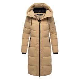 Navahoo Damen Winter Steppmantel SCHOKOKUSS &ndash; elegant, warm & funktional