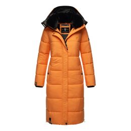 Marikoo Damen Winterjacke &ndash; Lange Steppjacke mit abnehmbarer Kapuze