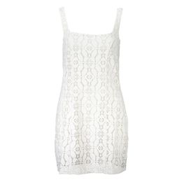 Desigual Spitzen-Minikleid ohne &Auml;rmel mit quadratischem Ausschnitt