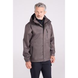 Mountain Warehouse - "Bracken Extreme" Jacke, wasserfest 3 in 1 f&uuml;r Herren (Mittelgrau)