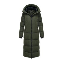 Marikoo Damen Winter Steppmantel Honiaa XVI mit Kapuze & Rei&szlig;verschlusstaschen