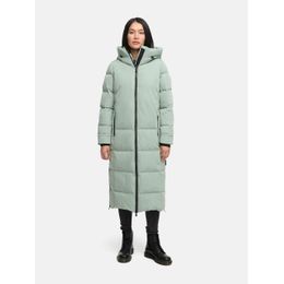 Marikoo Damen Winter Steppmantel Honiaa XVI mit Kapuze & Rei&szlig;verschlusstaschen