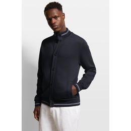 Bugatti Herren Sweatshirt mit Collegekragen