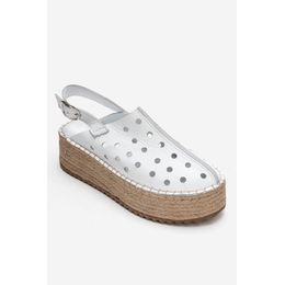 Fraga Leder Keilabsatz Sandale
