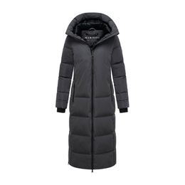 Marikoo Damen Winter Steppmantel Honiaa XVI mit Kapuze & Rei&szlig;verschlusstaschen