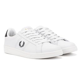 Fred Perry Cupsole Leder Herren Wei&szlig;e Sneakers
