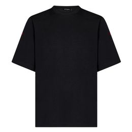 Dsquared2 Gro&szlig;es Horror-logo Auf Der R&uuml;ckseite Schwarzes T-shirt