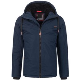Alessandro Salvarini Herren Winterjacke AS-331 mit Teddyfell & Kapuze