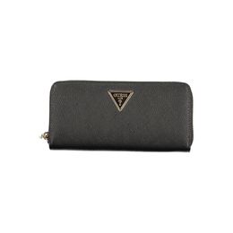 Guess Jeans Schwarzes Polyethylen-Portemonnaie