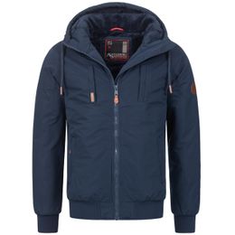 Alessandro Salvarini Herren Winterjacke AS-320 mit Teddyfell-Innenfutter & Kapuze &ndash; warm & stylisch