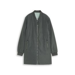 Tom Tailor Damen 2-in-1 Wendejacke mit Bomberkragen, gr&uuml;n, Uni, Gr. XXL