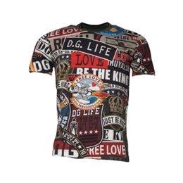 Dolce & Gabbana Patchwork Grafik T-Shirt