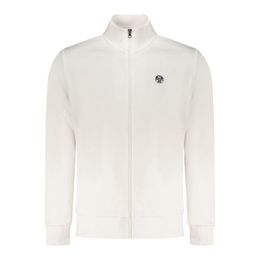 North Sails Wei&szlig;es Baumwoll Herren Sweatshirt