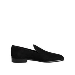 Dolce & Gabbana Dolce & Gabbana Schwarze Wildleder Slipper formelle Schuhe