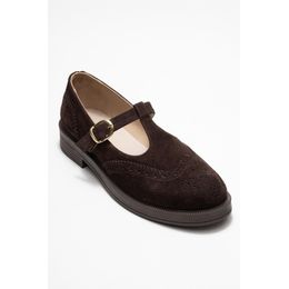 Janney Leder Riemen Loafer