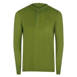 Tommy Hilfiger - T-Shirt f&uuml;r Herren, Lang&auml;rmlig (Gr&uuml;n)