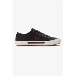 Fred Perry B708 Vintage Tennis Canvas Herren Sneaker Navy/Rot