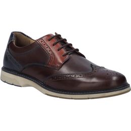 Josef Seibel Herren Halbschuh Stuart 07 in castagne-multi