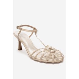 Gerald Geflochtener Riemen Stiletto Pumps
