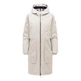 Navahoo Damen Parka &Uuml;bergangsjacke Edelumhang mit Kapuze