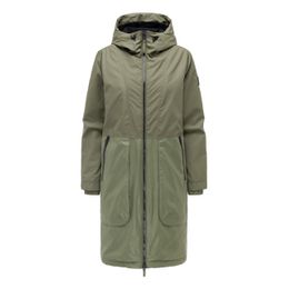 Navahoo Damen Parka &Uuml;bergangsjacke Edelumhang mit Kapuze
