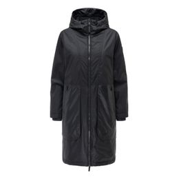 Navahoo Damen Parka &Uuml;bergangsjacke Edelumhang mit Kapuze