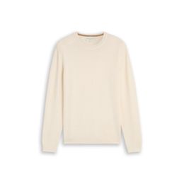 Tom Tailor Herren Strickpullover aus Baumwolle, braun, Uni, Gr. XXL