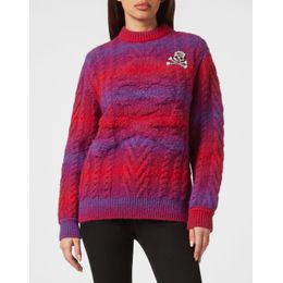 Philipp Plein Rundhalspullover Skull&Bones