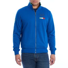 La Martina Sweatshirt mit Rei&szlig;verschluss YMF602-FP112 Herren