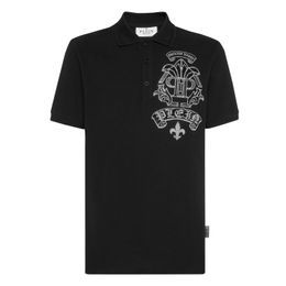 Philipp Plein Polo Shirt Ss Strass Tattoo