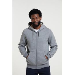 Mountain Warehouse Herren Dalton Borg gef&uuml;ttert Full Zip Hoodie (grau)