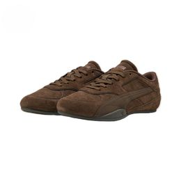 Puma Bella Mina Wildleder Damen Schokoladen Sneakers