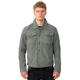 Herren Jeansjacke aus Ziegenveloursleder-Adelaide
