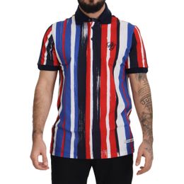 Dolce & Gabbana Dolce & Gabbana Mehrfarbiges Baumwoll-Polo-Shirt f&uuml;r Herren