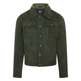 Herren Trucker Jeansjacke aus Ziegenwildleder im Westernstil - Yangon