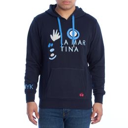 La Martina Hoodie Over Fit Kapuzenpullover YMF309-FP568 Herren