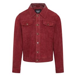 Herren Trucker Jeansjacke aus Ziegenwildleder im Westernstil - Yangon