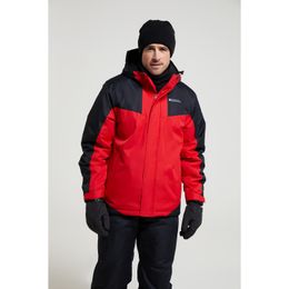 Mountain Warehouse Herren Dusk III Ski Jacke (Active Rot/Schwarz)