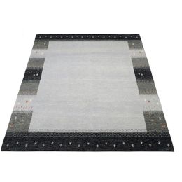 OCI DIE TEPPICHMARKE Wollteppich &raquo;INTENSE MALA&laquo; rechteckig 12 mm H&ouml;he handgekn&uuml;pft, reine Schurwolle, fu&szlig;warm, Wohnzimmer grau Schurwolle B : 120cm 1 