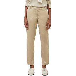 Marc O'Polo Marc O'polo Damen Marc O'Polo Chinohose &raquo;Torne&laquo; mit klassischen B&uuml;gelfalten f&uuml;r mehr Eleganz braun 38, N-Gr